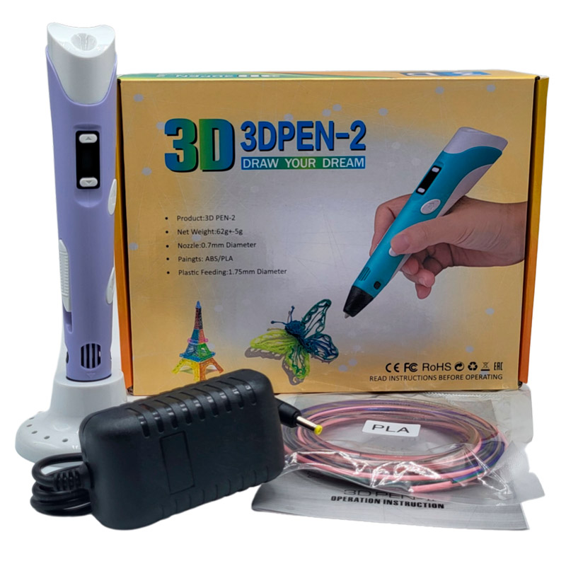 Lápiz 3D 3DPEN2 5V negro : Filamentos 3D Valencia