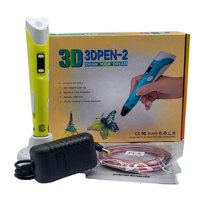 Lápiz 3D 3DPEN2 5V negro : Filamentos 3D Valencia